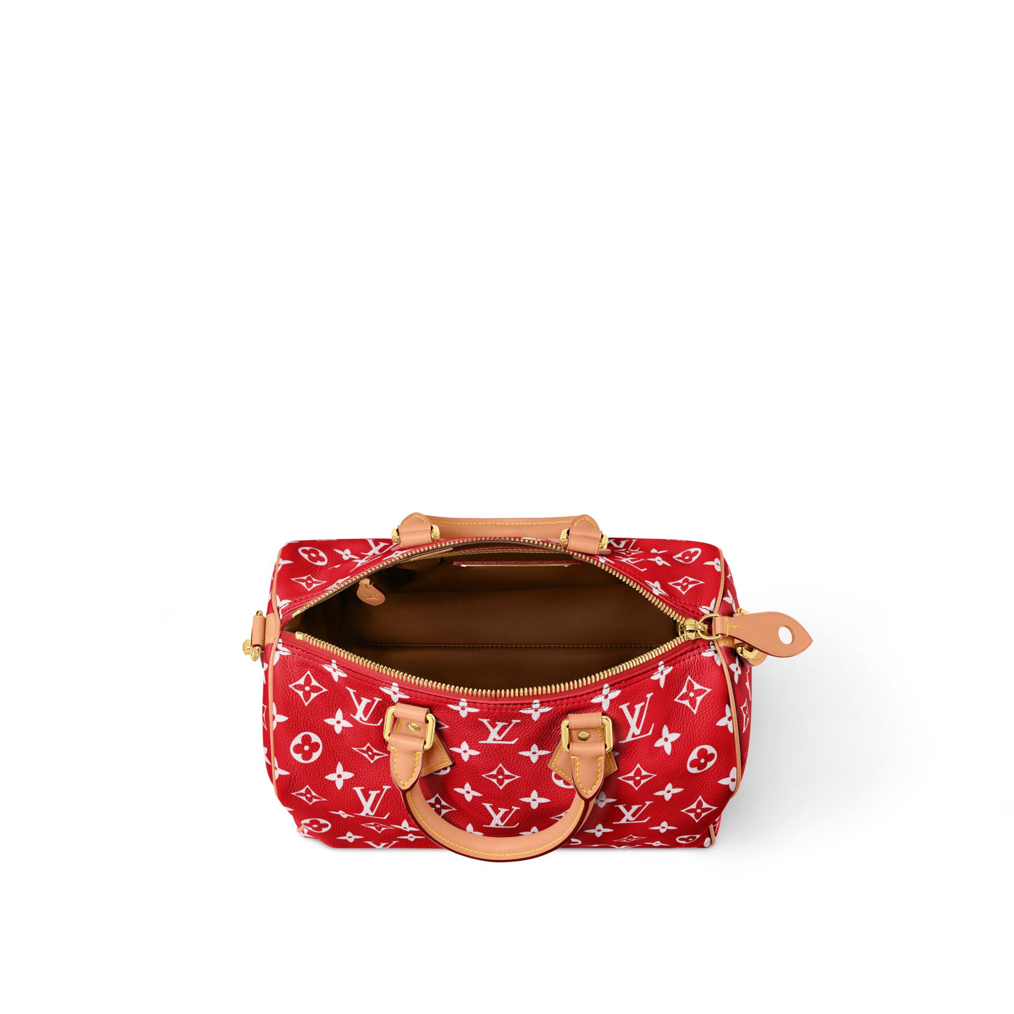 Speedy P9 Bandoulière 30 Bag - Luxury Autres Cuirs Monogram Red | LOUIS VUITTON